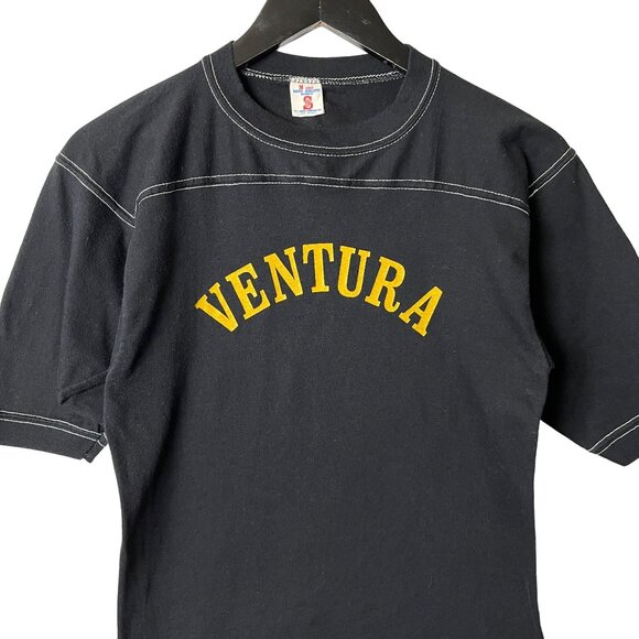 Vintage | Tops | Vintage 8s Ventura T Shirt Black Small S Usa Graphic ...